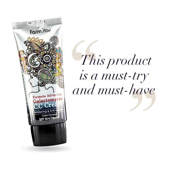 FarmStay Formula All-in-One Galactomyces C.C Cream Color Control SPF50 ...