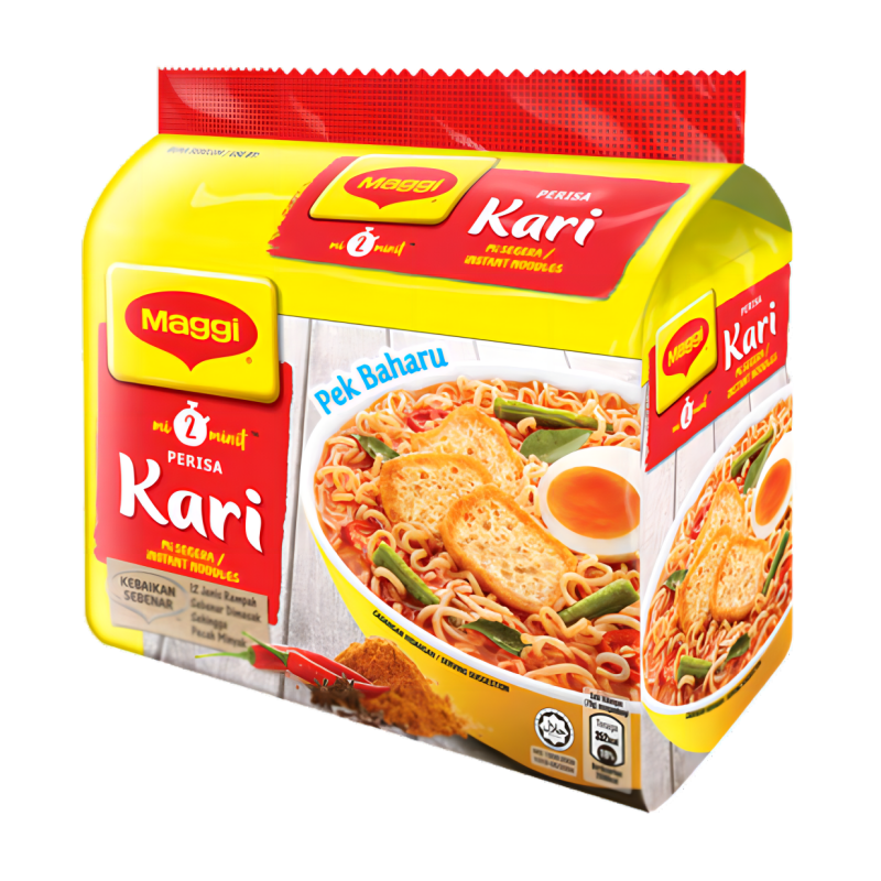 Get Maggi instant noodles curry flavor 5 packs Delivered | Weee! Asian ...