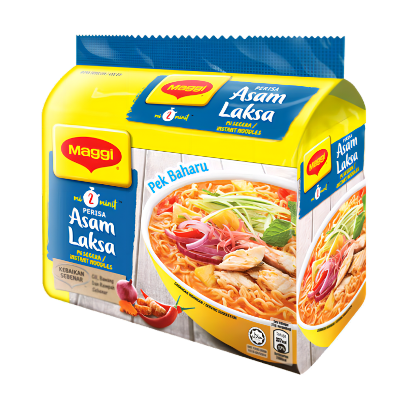 Get Maggi instant noodles asam laksa 5 packs * 78g (390g) Delivered ...