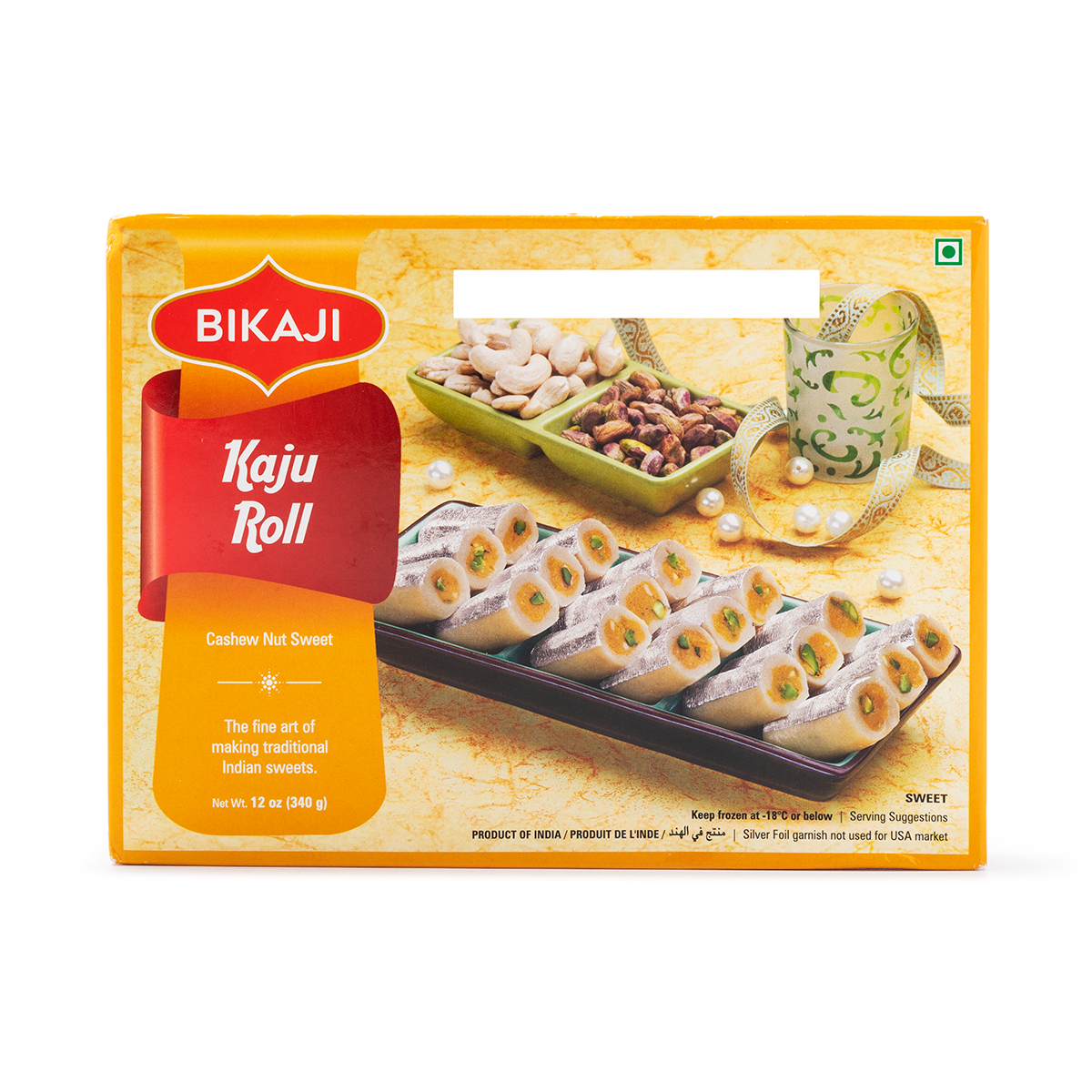 Get Bikaji Kaju Roll, Frozen Delivered | Weee! Asian Market