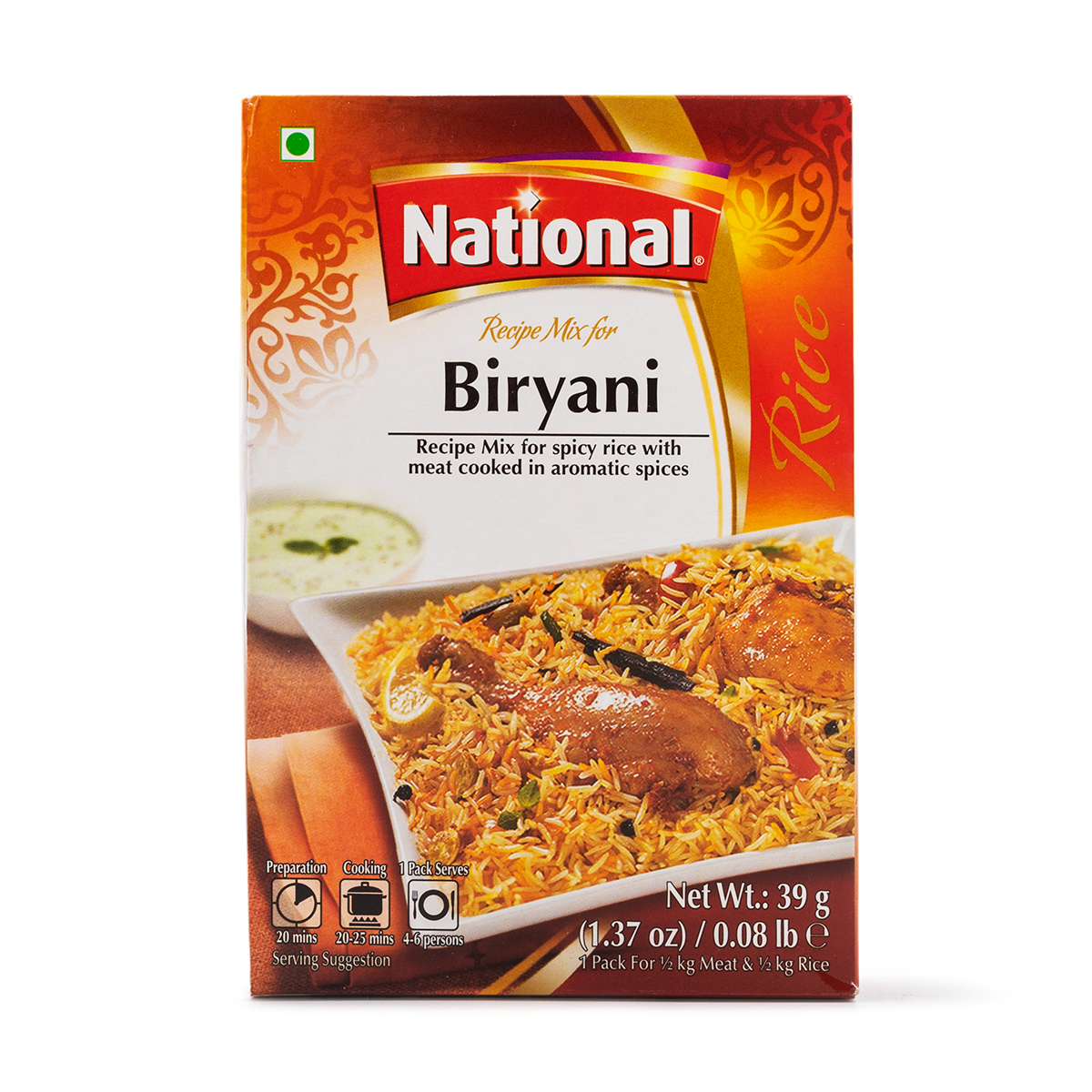 National 印度调味料(Biryani) 1.37 盎司 - Weee!