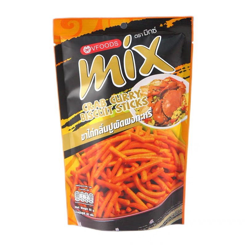 vfoods mix Shrimp Chips Crab Curry flavor 60g - Weee!