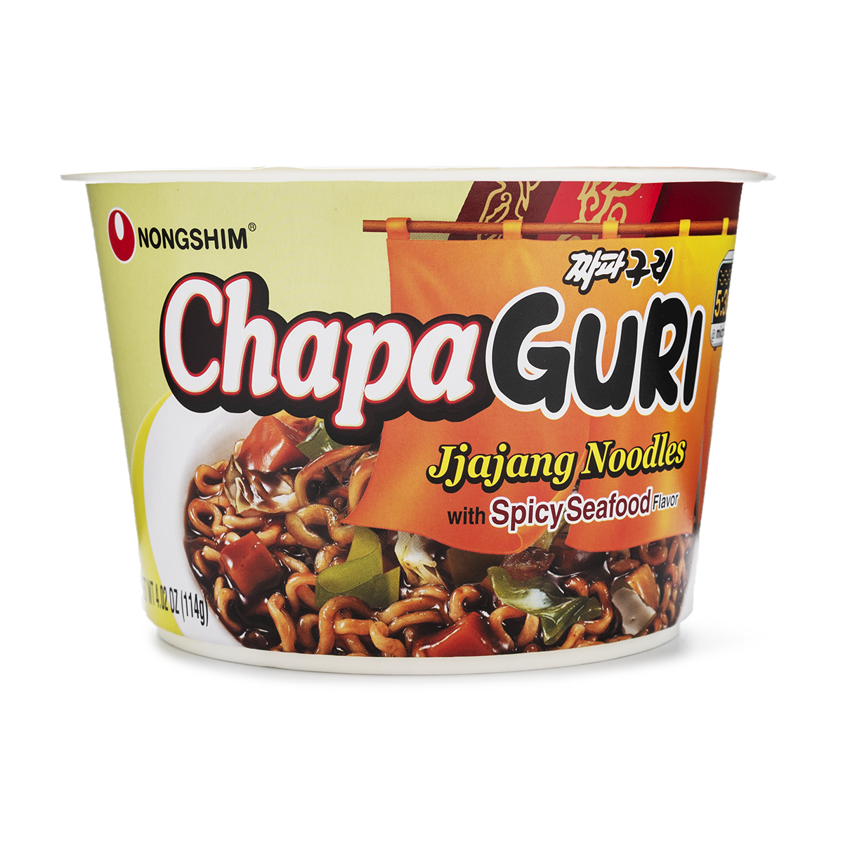 Nongshim Chapaguri Jjajang Noodles, Spicy Seafood Flavor - Weee!
