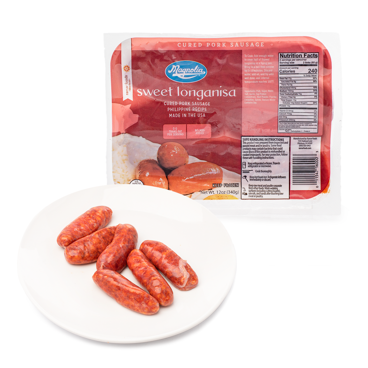 Get Magnolia Sweet Pork Longanisa, Frozen Delivered | Weee! Asian Market