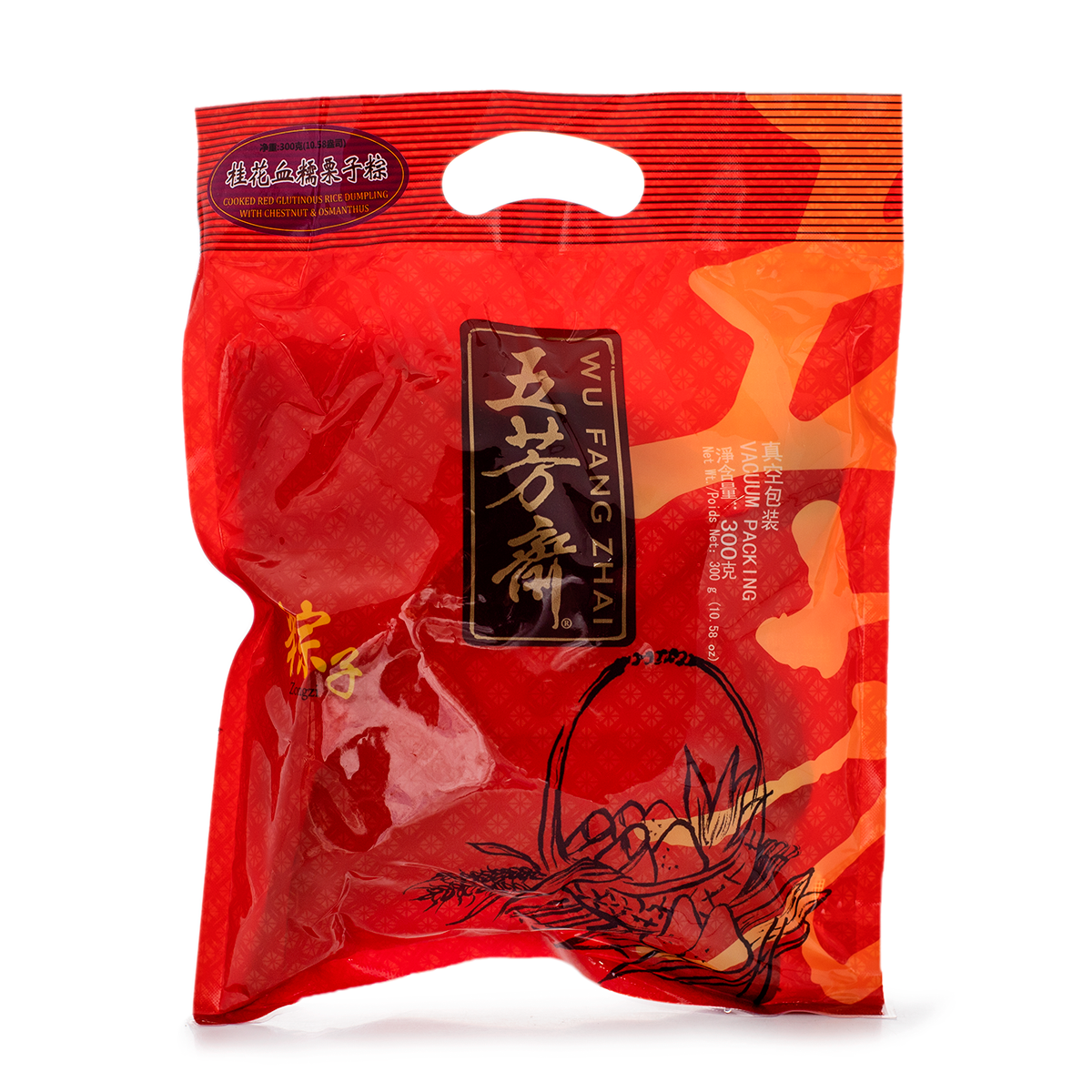 Get Wu Fang Zhai Red Glutinous Rice Dumplings, Chestnut 300 g Delivered ...