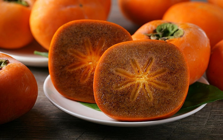 Chocolate Fuyu Persimmon - Weee!