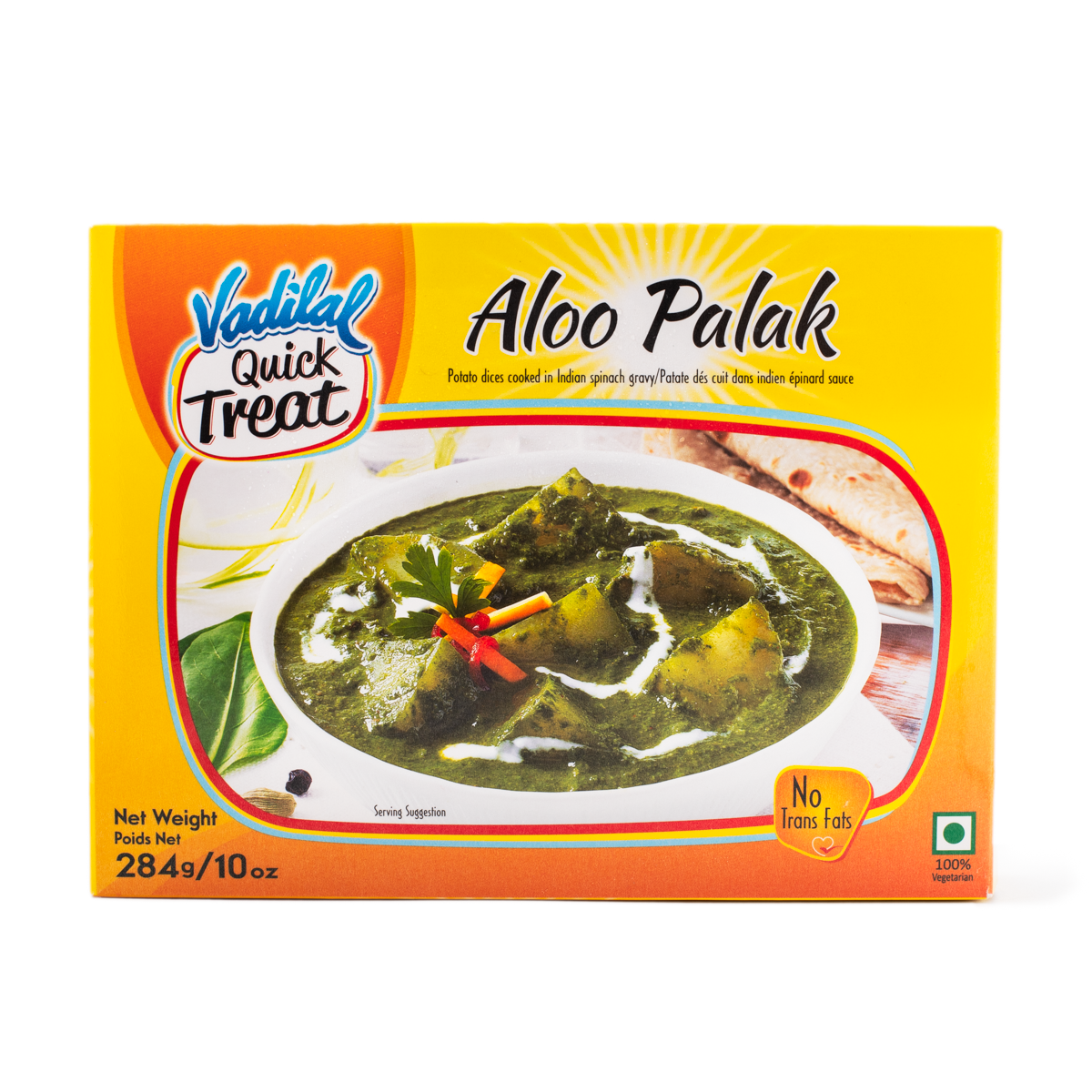 Get Vadilal Aloo Palak, Frozen Delivered | Weee! Asian Market