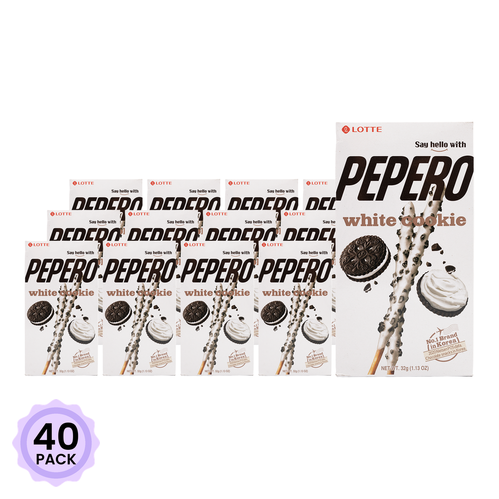 Get Lotte Pepero White Cookie 32 g*40 pack Delivered | Weee! Asian Market