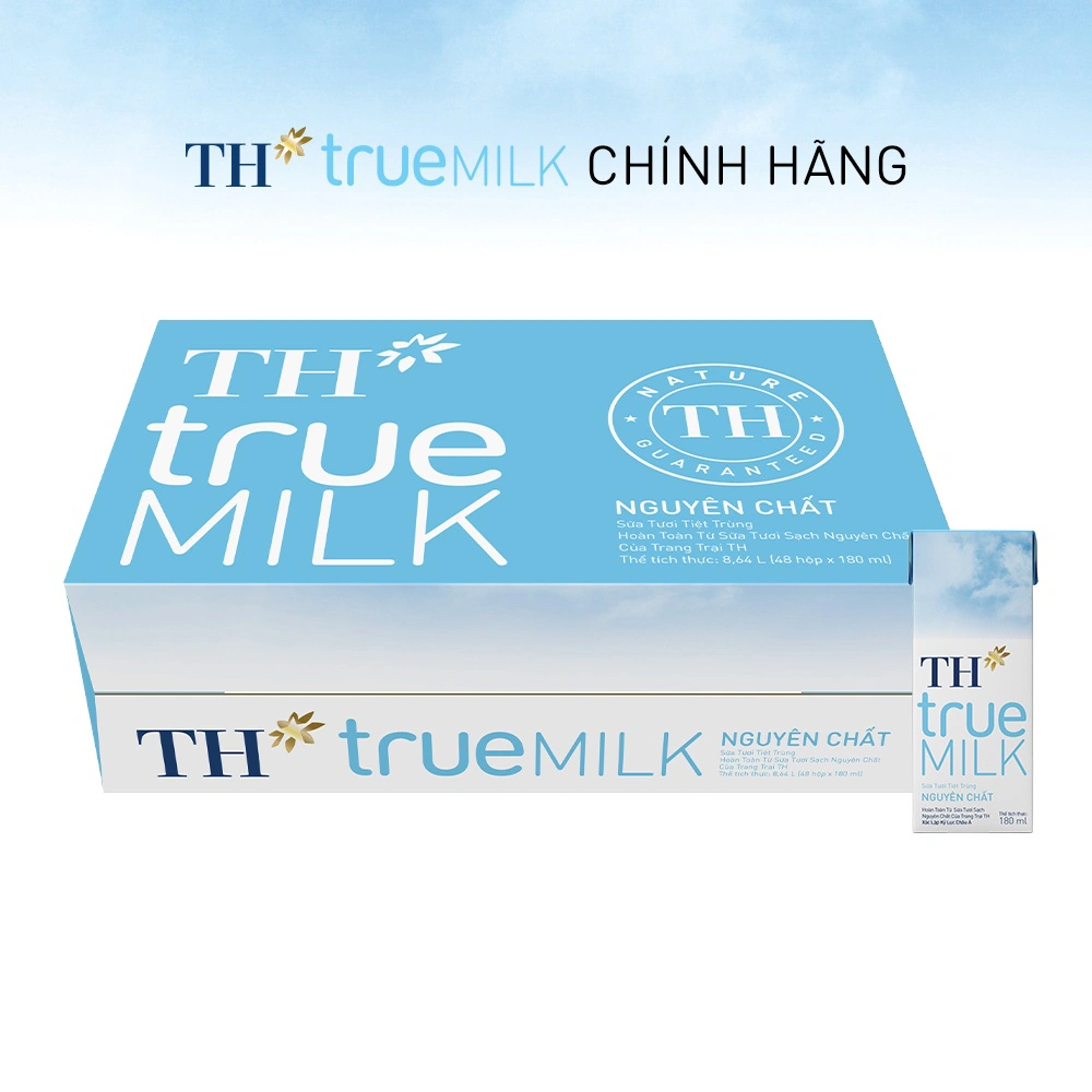 TH TRUE MILK ( NO SUGAR) WHOLE BOX 48CT EXP 08 - Weee!
