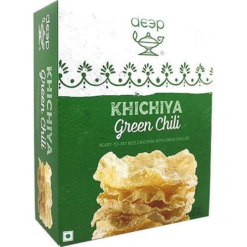 Get Deep Khichiya - Rice Crackers - Green Chilli, 7 oz box Delivered ...