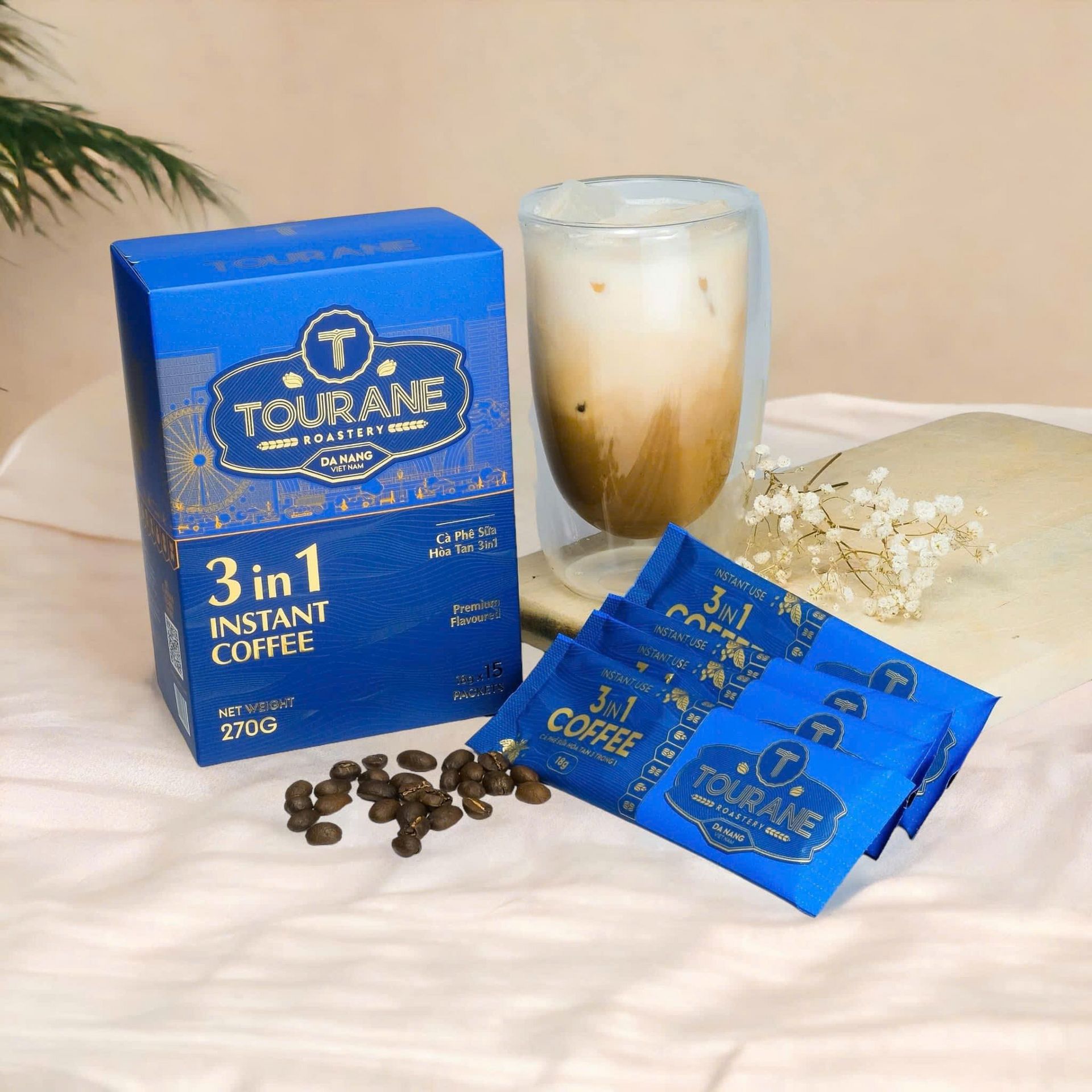 Get Tourane Roastery Instant Coffee 3 in 1 270 g Delivered | Weee! Asian Market