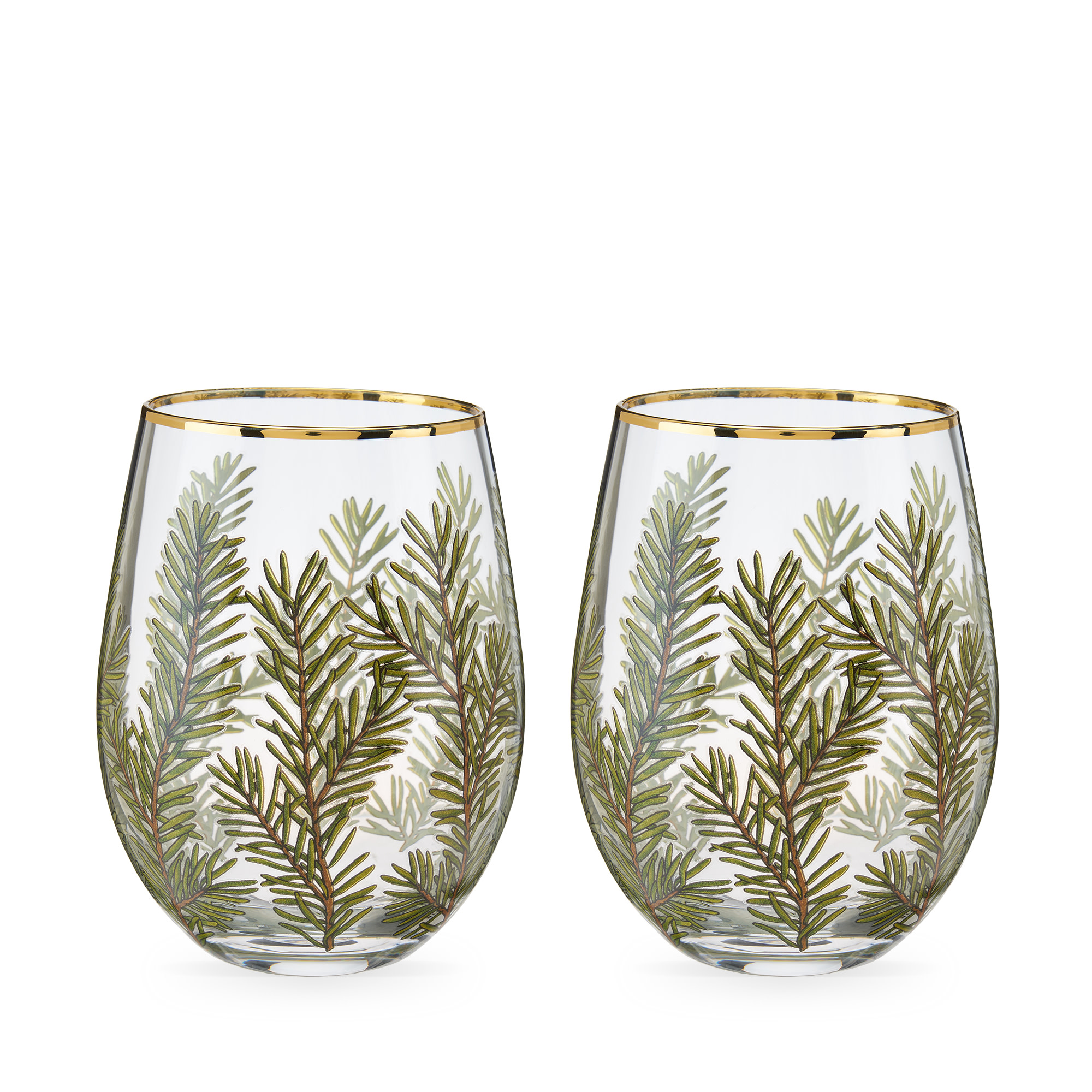 Woodland Stemless Wine Glass by Twine Living® (Set of 2) - Weee!