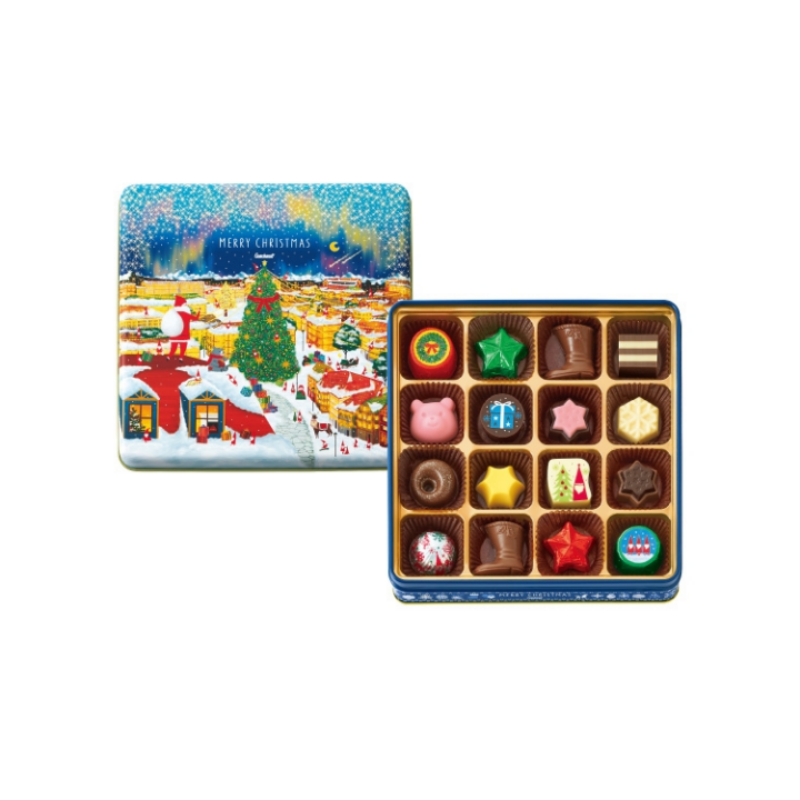 Goncharoff 2024聖誕限定 混合巧克力 盒裝 16枚 - Weee!