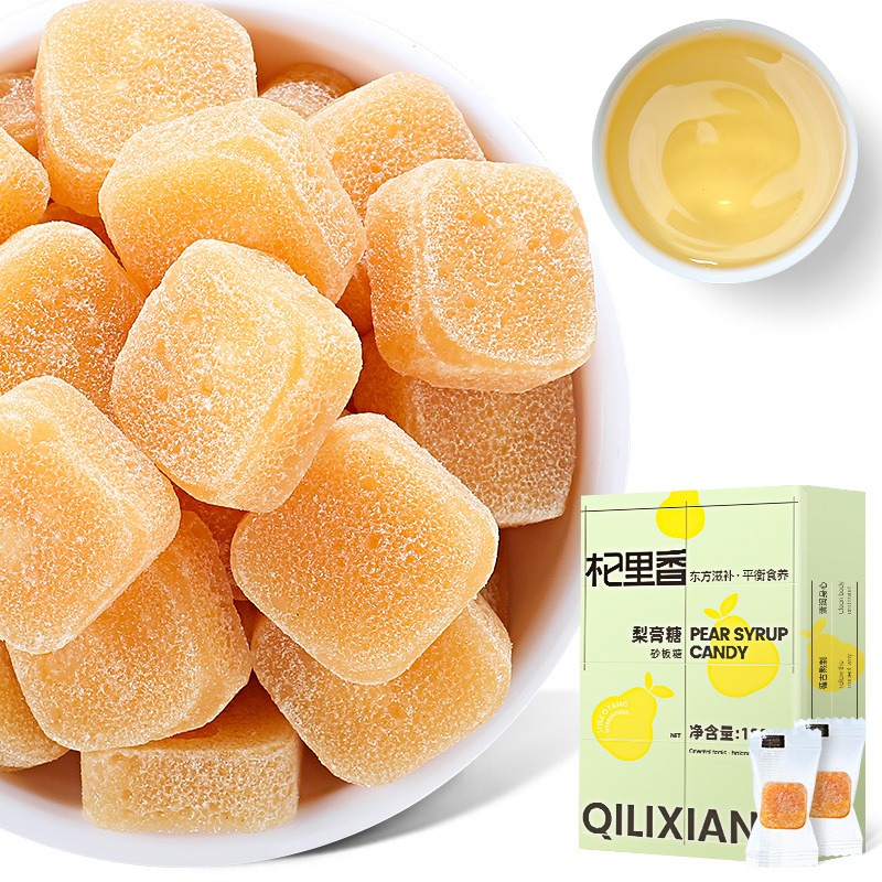 Get 【 Qilixiang 】 Pear paste sugar eight things sugar 100g/ box ...