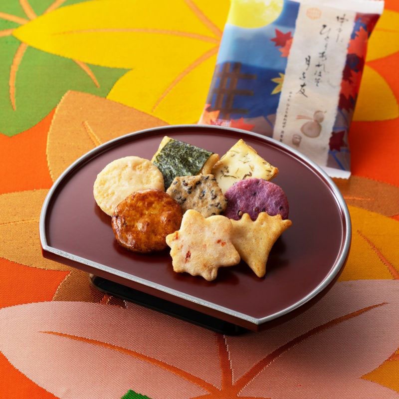 Get Kyoto Rokkaku Autumn Limited Edition Senbei Rice Crackers 8pcs x 8 ...
