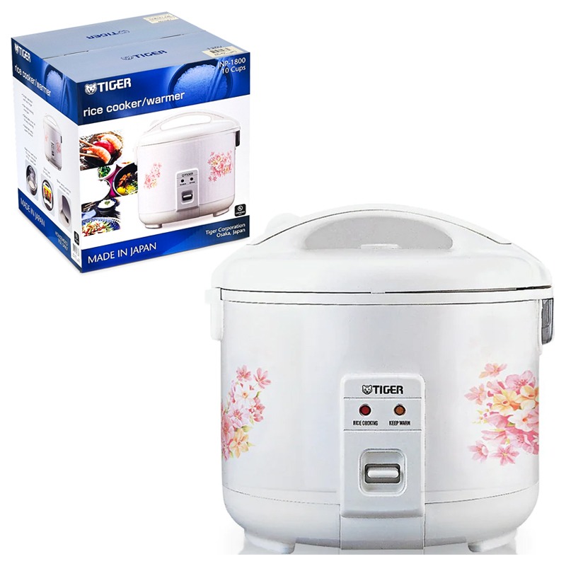 Get Tiger Rice Cooker Warmer 10 Cup, Flower 1 each Delivered | Weee ...
