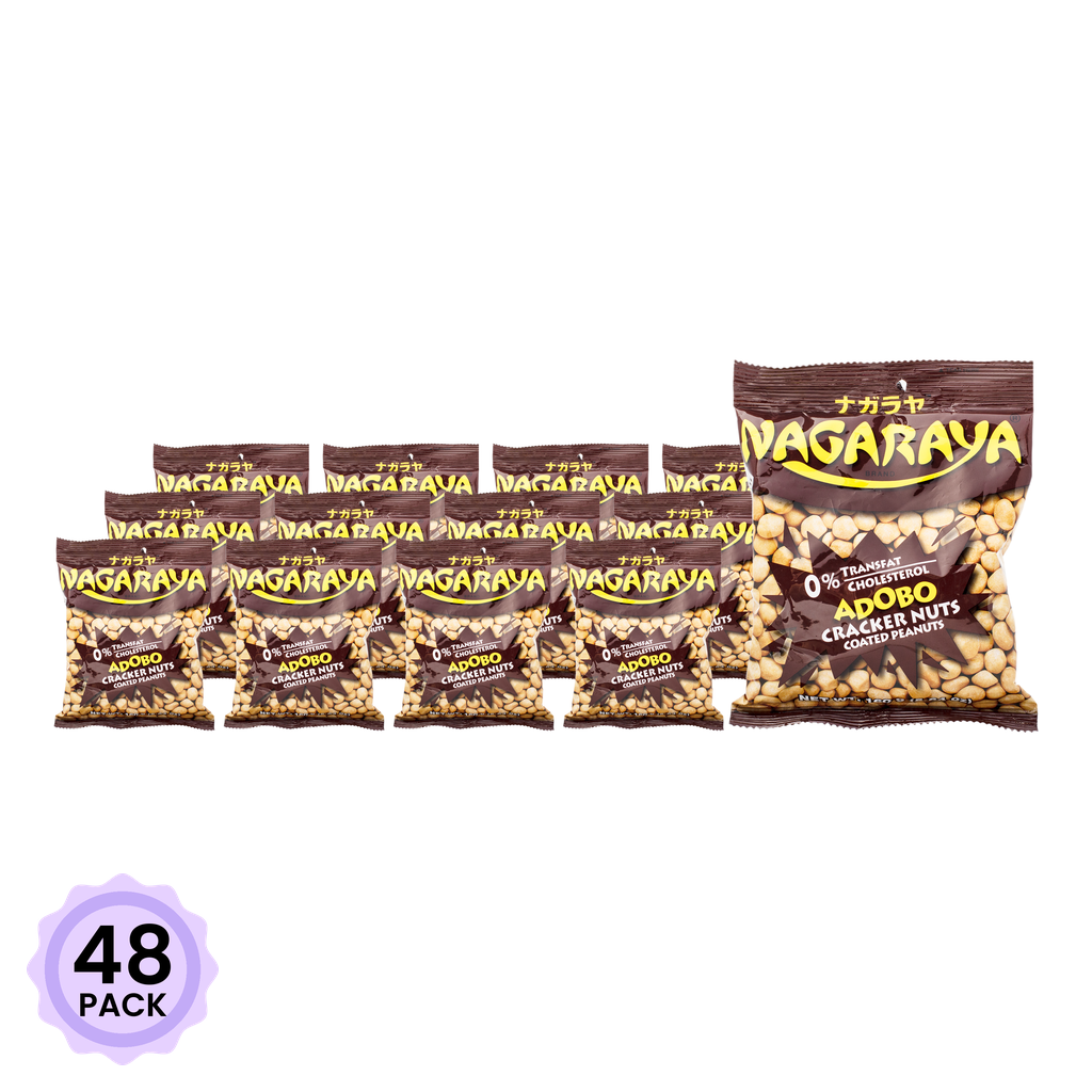 Get Nagaraya Cracker Nuts Adobo Flavor 160 g*48 pack Delivered | Weee! Asian Market