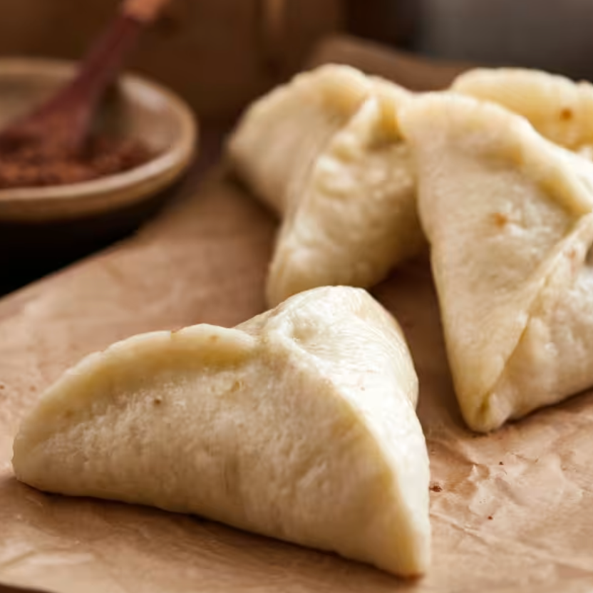 Get Black Sesame Sugar-filled Triangle Buns Delivered | Weee! Asian Market