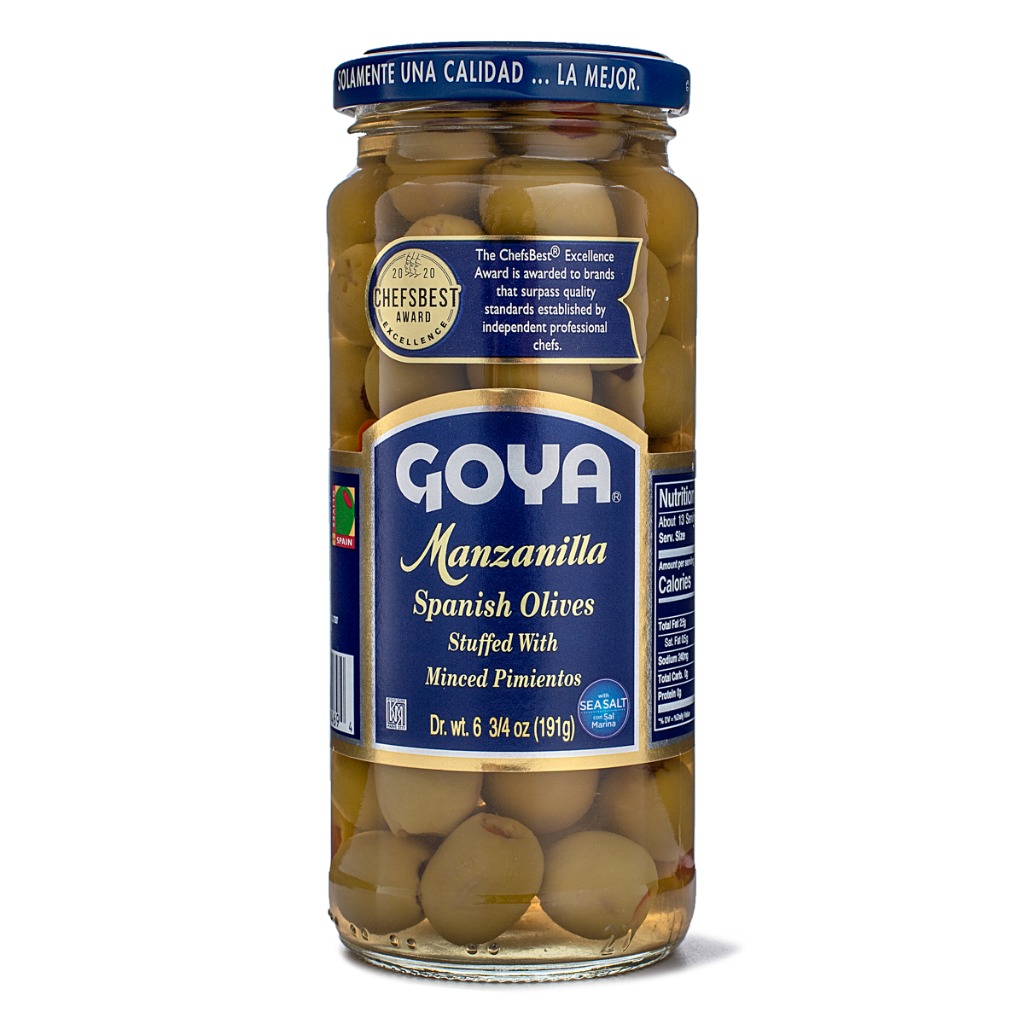 Get Goya Manzanilla Spanish Olives with Pimientos 6.75 oz Delivered ...