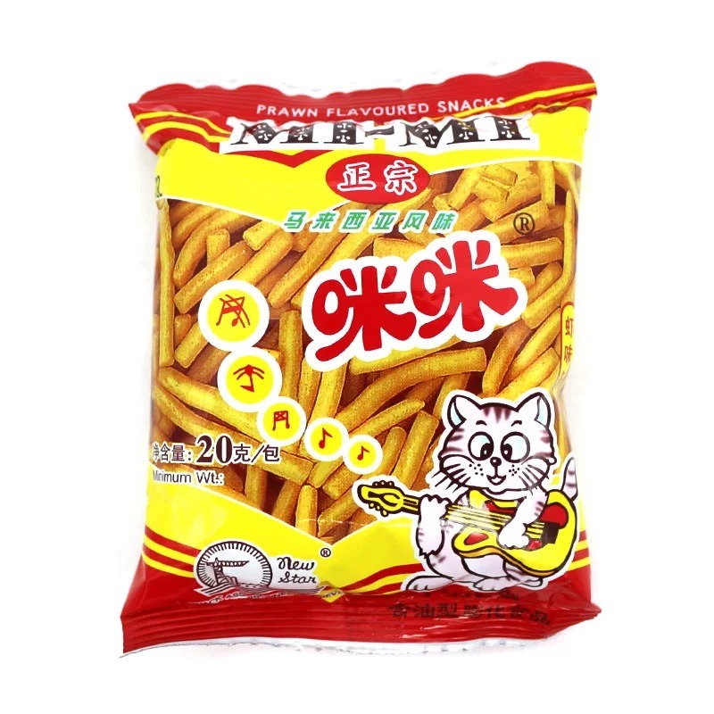 Get Mimi shrimp crackers, nostalgic snack, 20g Delivered | Weee! Asian ...