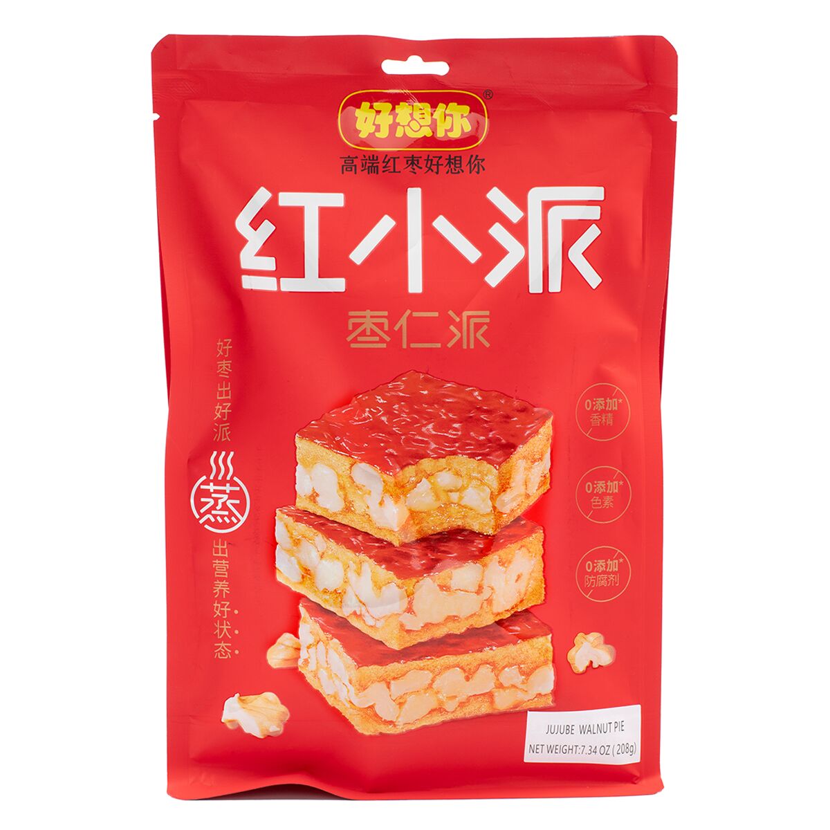 Get Hongxiaopai Jujube Walnut Pie 208 g Delivered | Weee! Asian Market