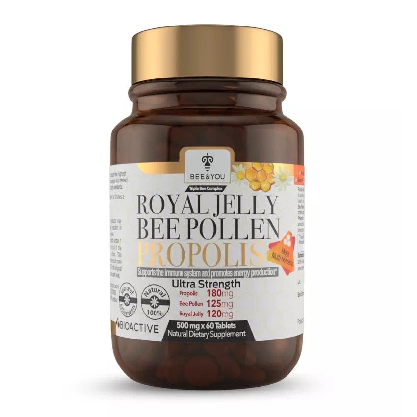 Royal Jelly+Propolis+Bee Pollen Tablets Ultra Potency - Weee!