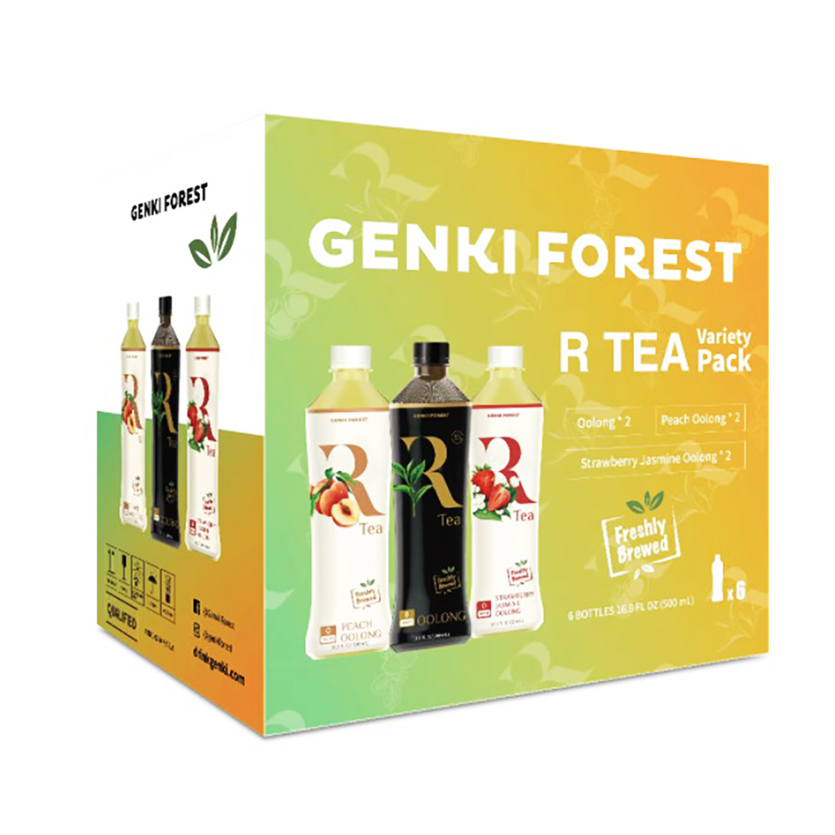 Get Genki Forest R Tea Variety Pack 6pk Delivered | Weee! Asian Market