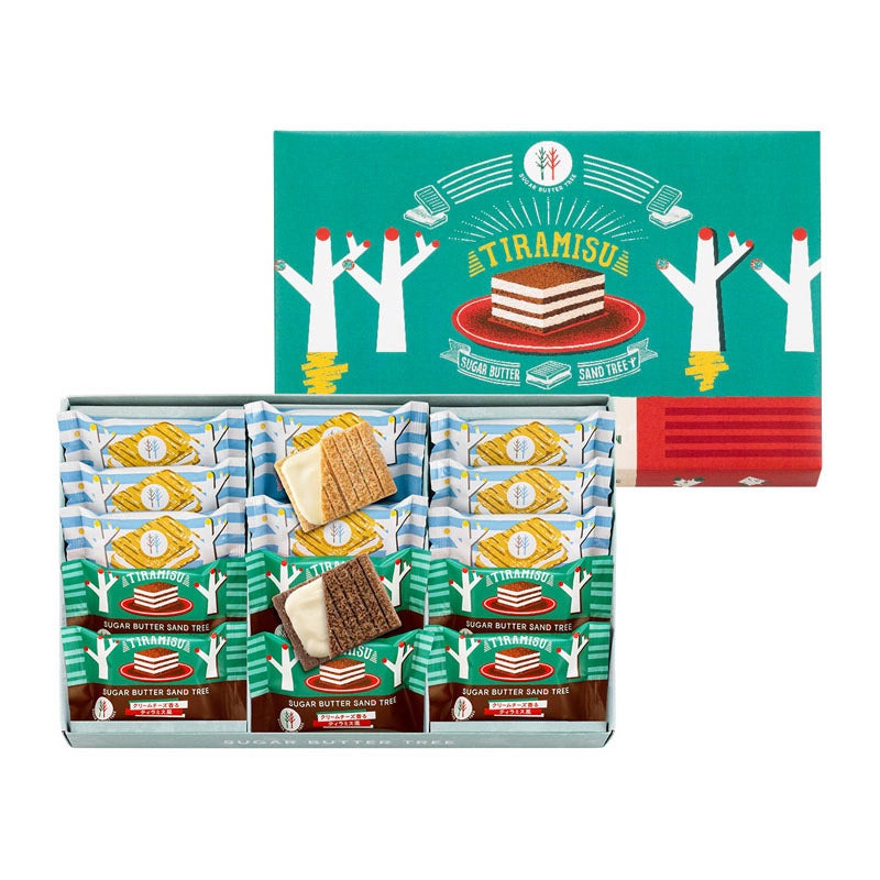 Get SUGAR BUTTER TREE Sandwich Cookies 16pcs (9 Original + 7 Tiramisu ...