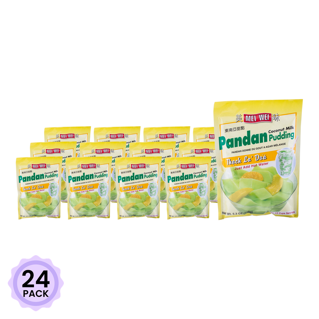 Get Mei Wei Pandan Coconut Milk Pudding 5.3 oz*24 pack Delivered | Weee! Asian Market