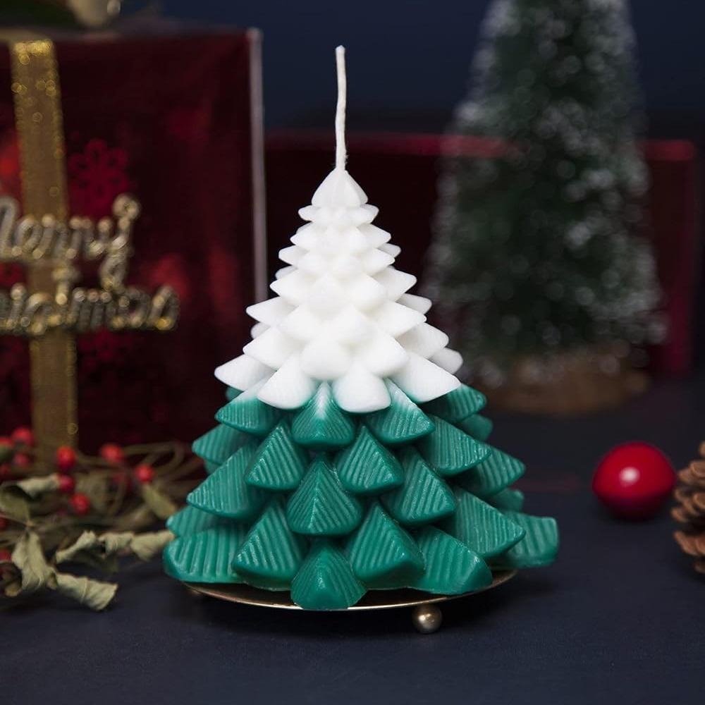 Get Christmas Tree Shaped Candle,Christmas Ornaments 1 each Delivered ...