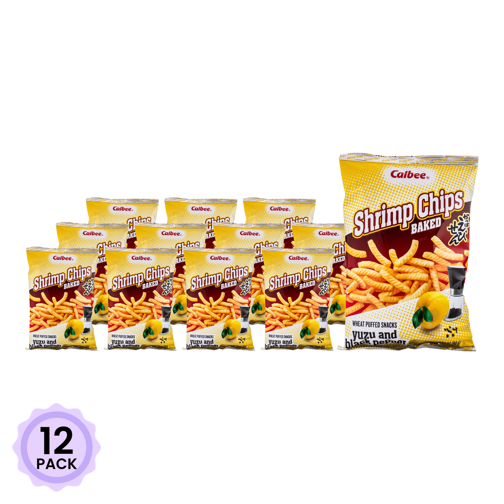 Get Calbee Shrimp Chips Yuzu Pepper 94 g*12 pack Delivered | Weee! Asian Market