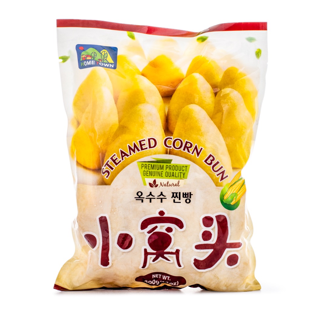 Get Home Town Steamed Corn Buns, Frozen Delivered | Weee! Asian Market