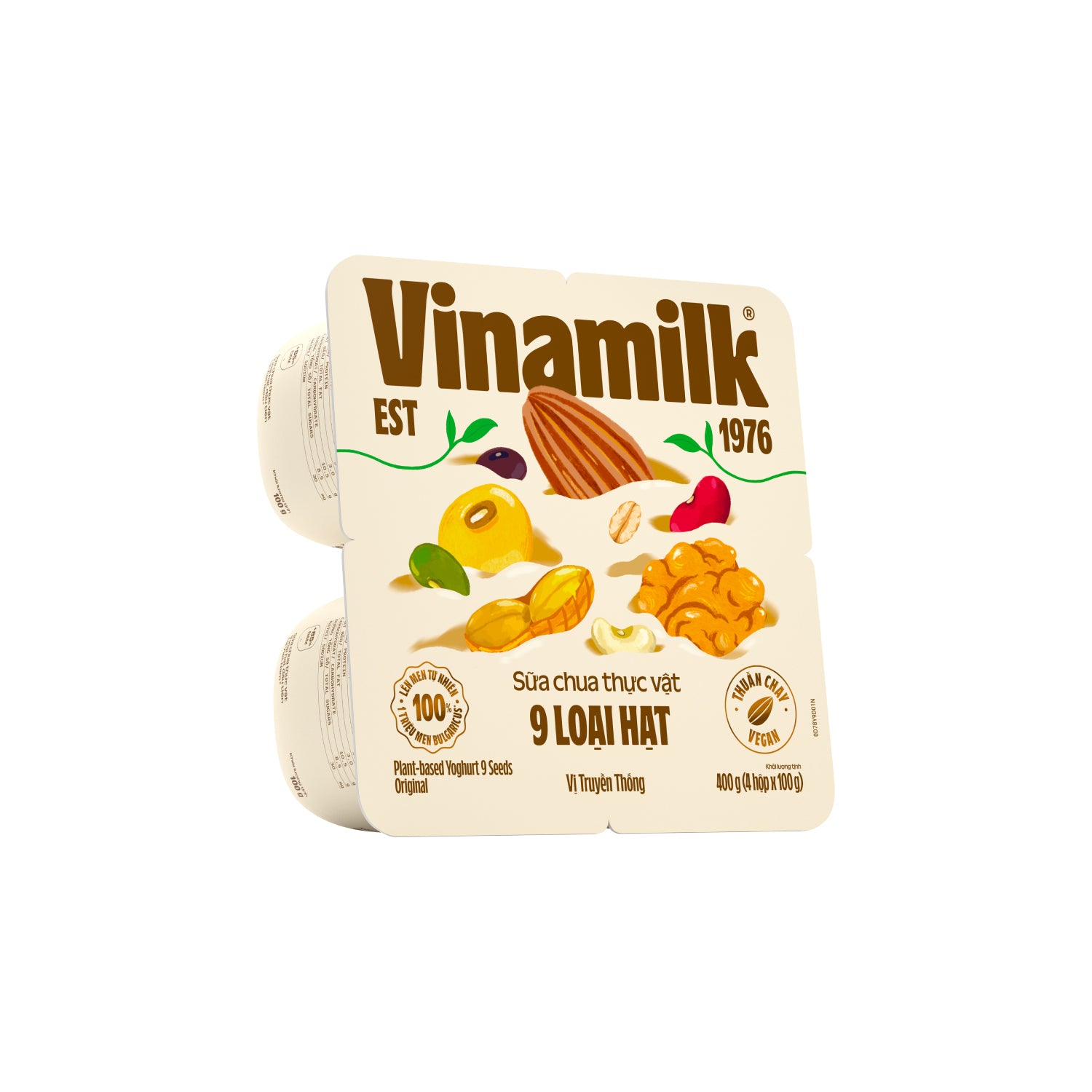 Get Vinamilk Spoonable Yoghurt 9 Seeds - 3.5oz 1 each Delivered | Weee ...