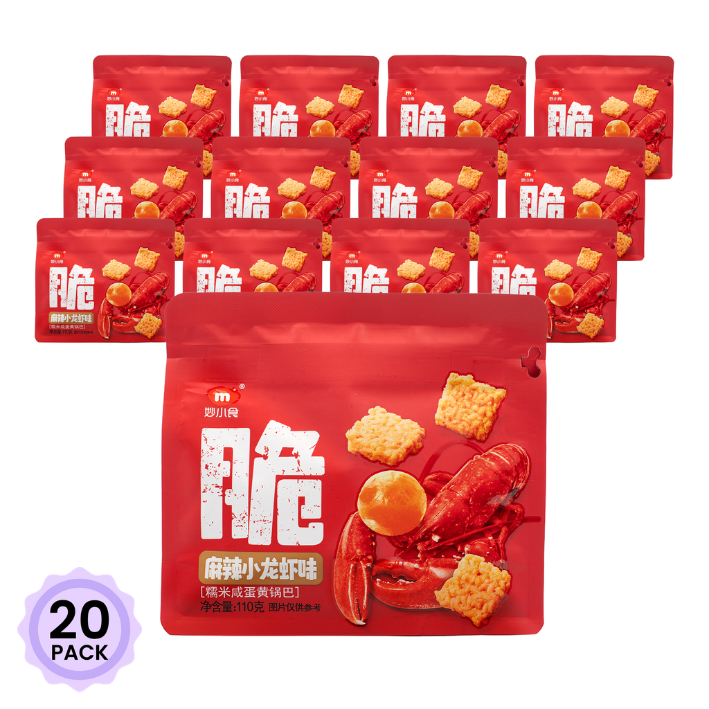 Get Sticky Rice Cracker - Hot Spicy Crawfish 110 g*20 pack Delivered ...