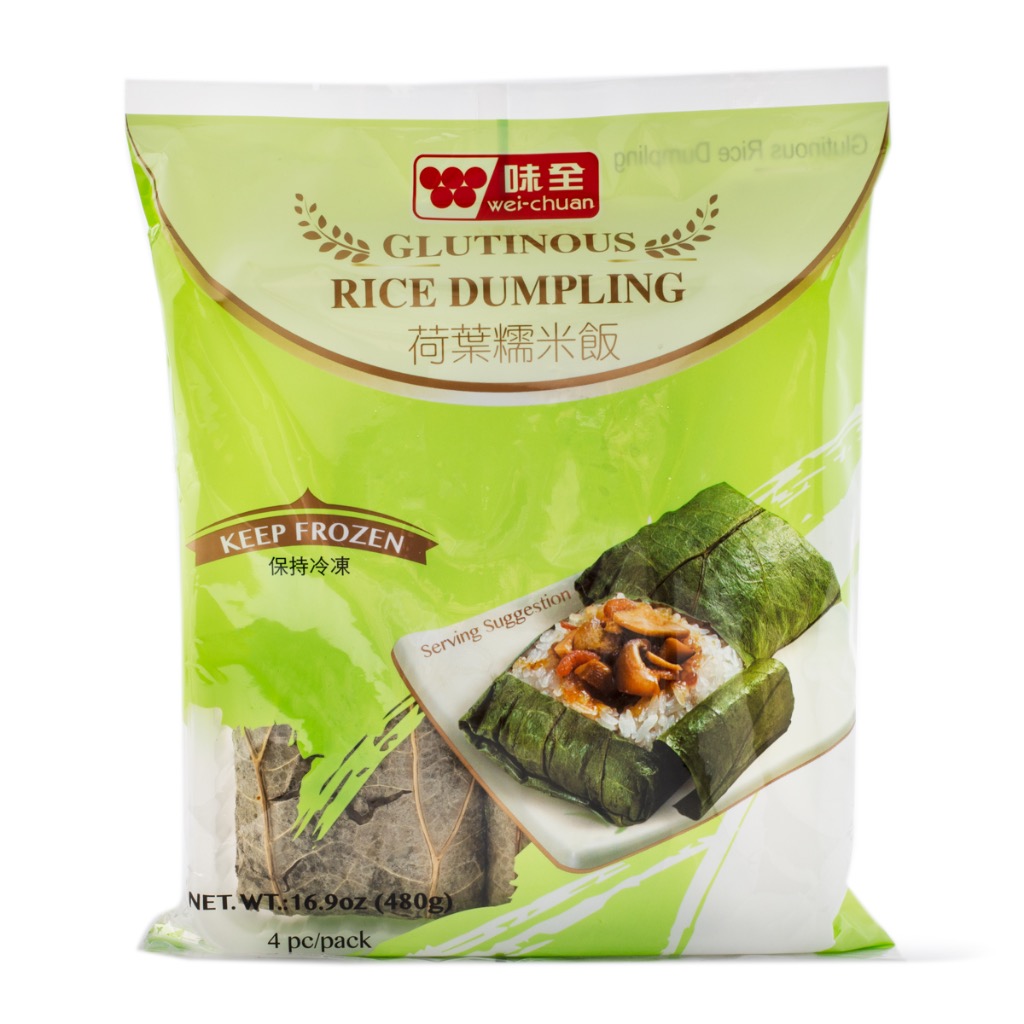 Get Wei Chuan Glutinous Rice Dumpling Wrapped in Lotus Leaf, Frozen 480 ...