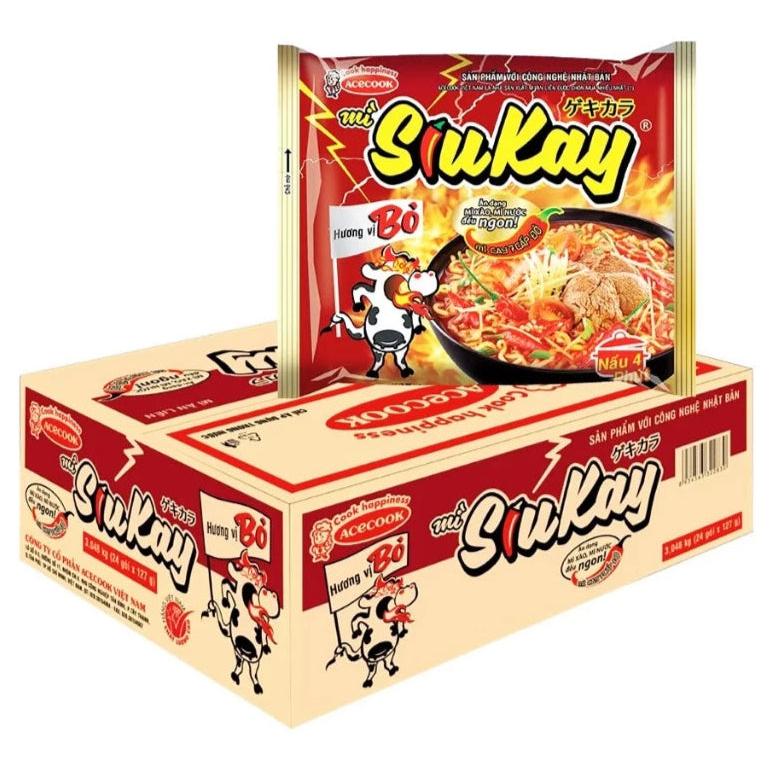 Get Siukay Beef Noodles 4.2oz 24 packs Delivered | Weee! Asian Market