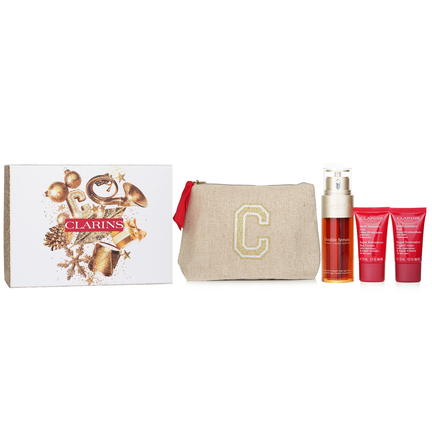 Get Clarins Rituale Double Serum & Multi Intensive Set: Double Serum ...