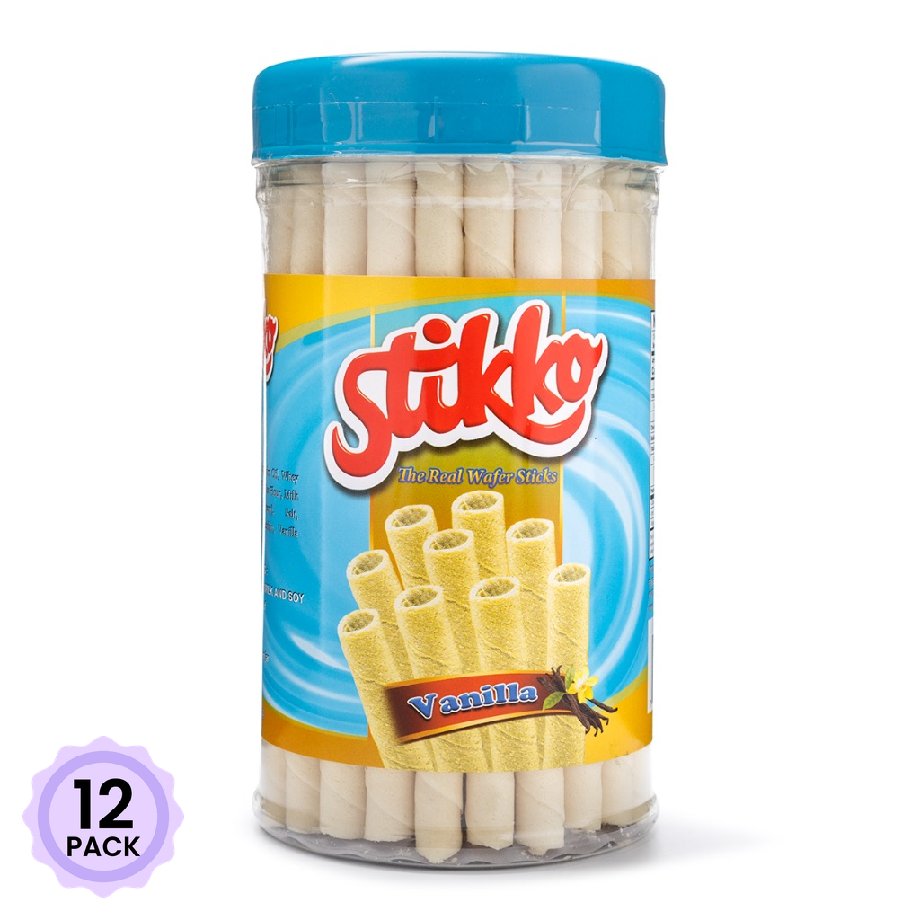 Get Stikko Wafer Sticks Vanilla Flavor 400 g*12 pack Delivered | Weee ...