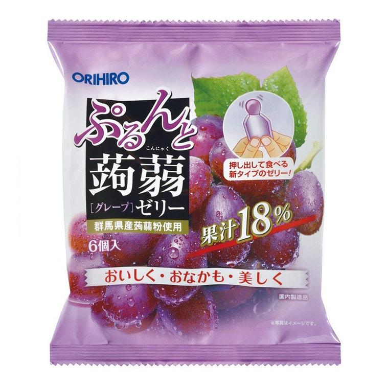 Get ORIHIRO Prunto Konnyaku Jelly Grape 6pc/ Delivered | Weee! Asian Market