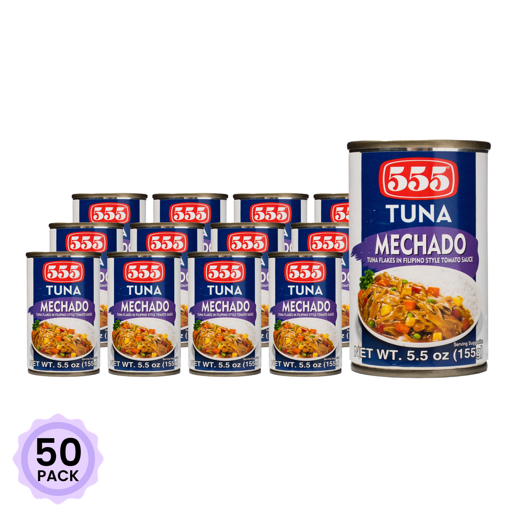 Get 555 Tuna Flakes Mechado 5.5 oz*50 pack Delivered | Weee! Asian Market