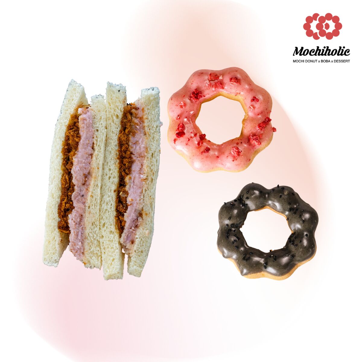 Get Taro Bliss Combo(Taro Floss Sandwich+Two Donuts) Delivered | Weee ...