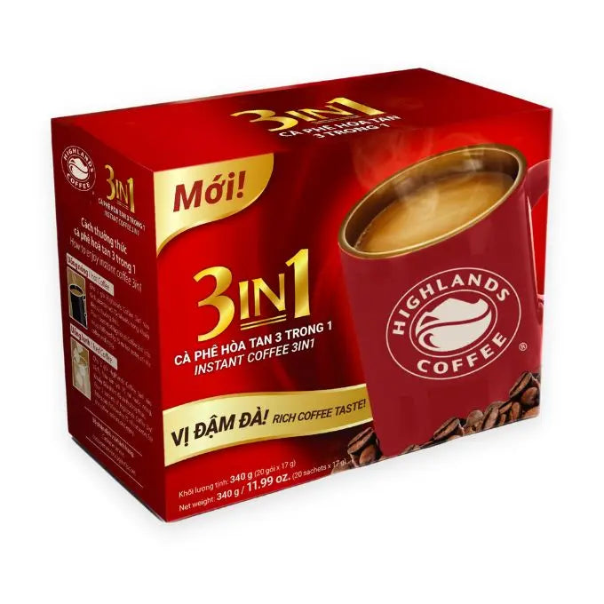 Highlands 3 In 1 Instant Coffee 11.99oz - Weee!