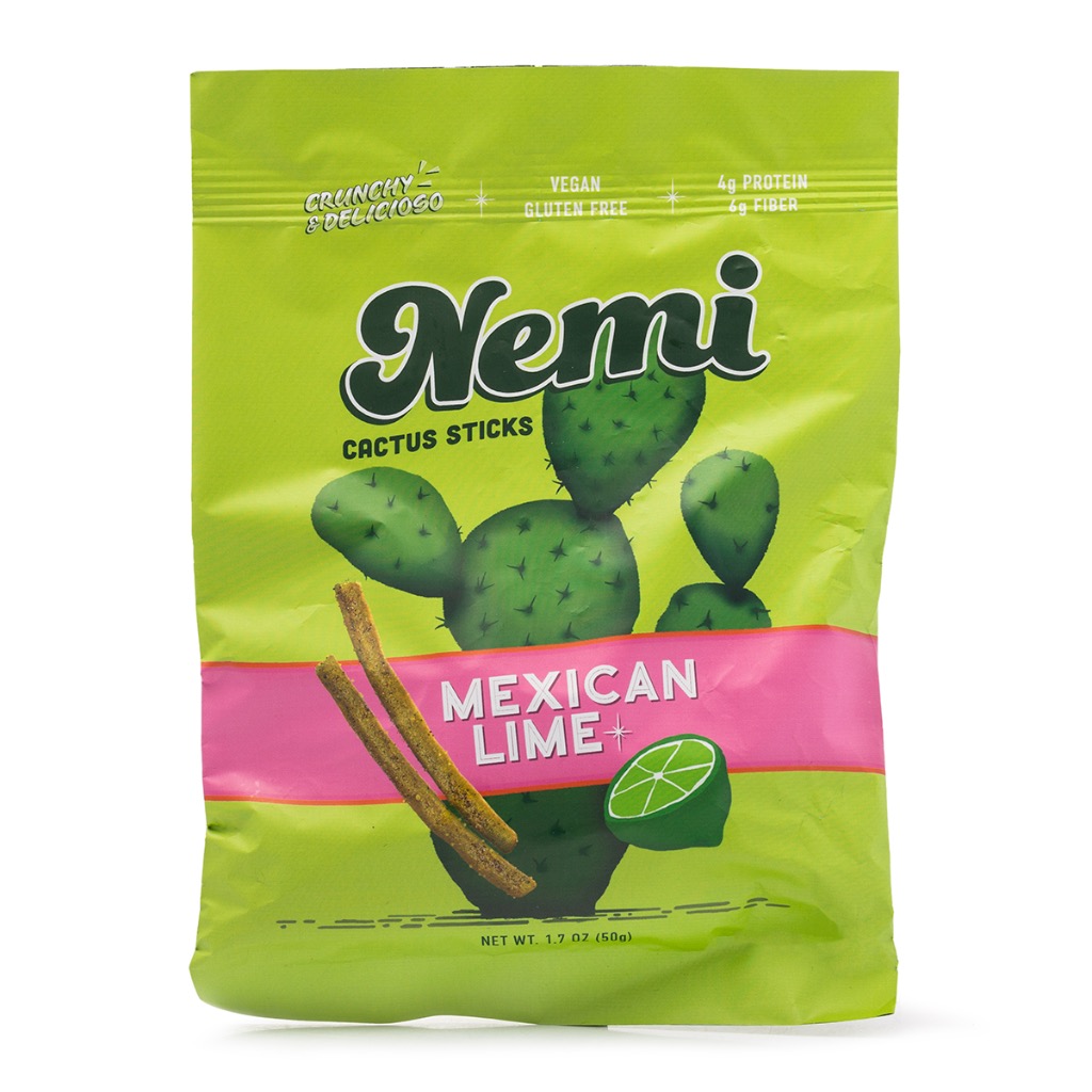 Get Nemi Snacks Cactus Sticks Mexican Lime Delivered | Weee! Asian Market