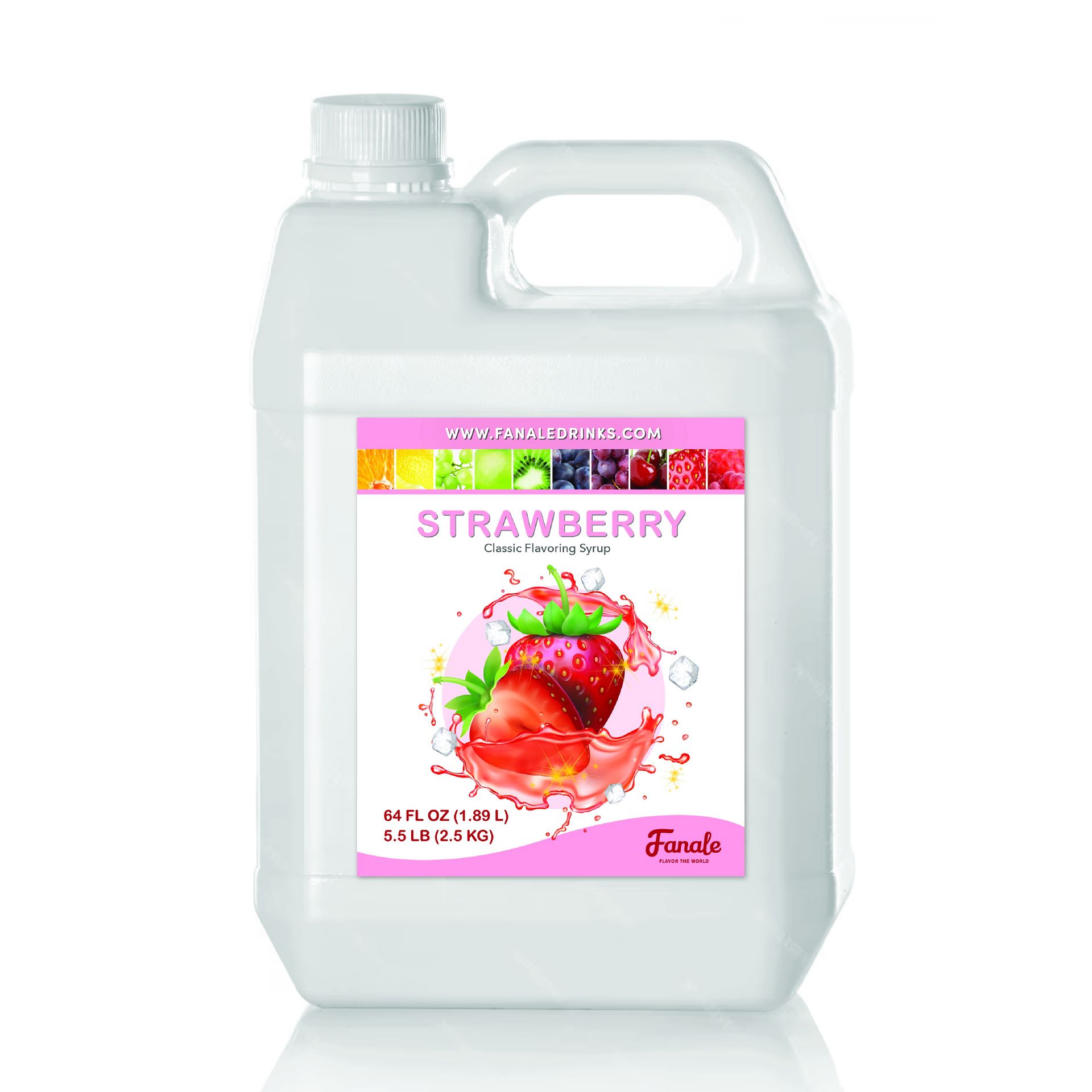 Get Fanale Classic Flavoring Syrup for Bubble Tea Strawberry Flavor ...