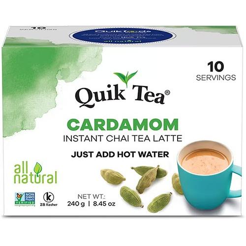 Get Quik Tea - Instant Cardamom Chai (10 pack), 10 box sachets ...