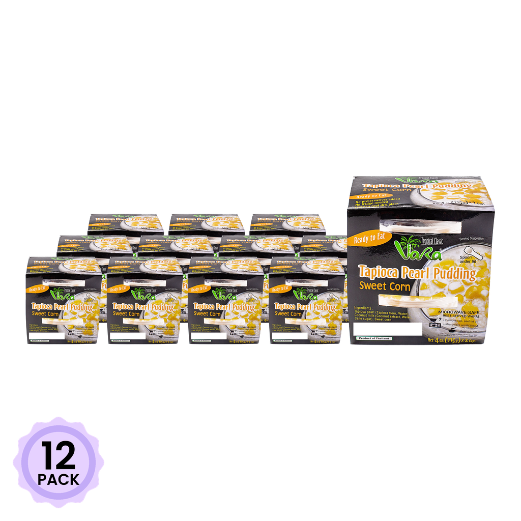 Get Vara Tapioca Pearl Pudding, Sweet Corn, 2 cups 115 g*12 pack Delivered | Weee! Asian Market