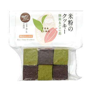Get 【Direct from Japan】BIOKURA Healthy 0 Trans Fatty Acid Rice Flour Cookies Matcha & Cocoa ...