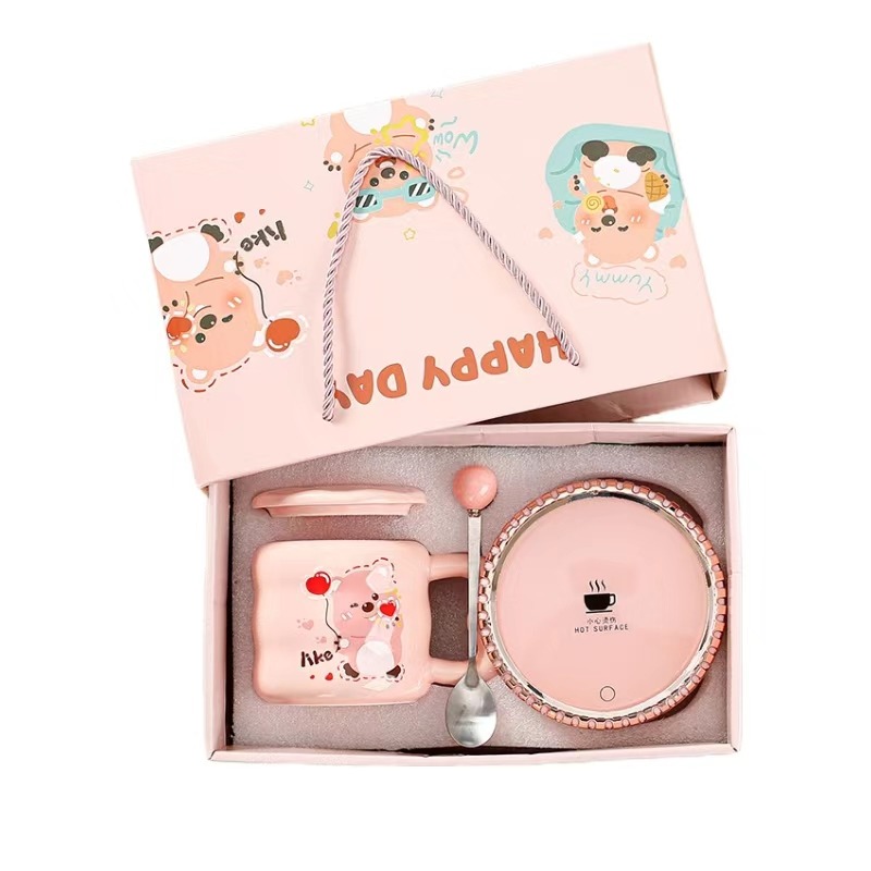 Get Loopy Beaver Mug Gift Box Cartoon Constant Temperature With Hand ...