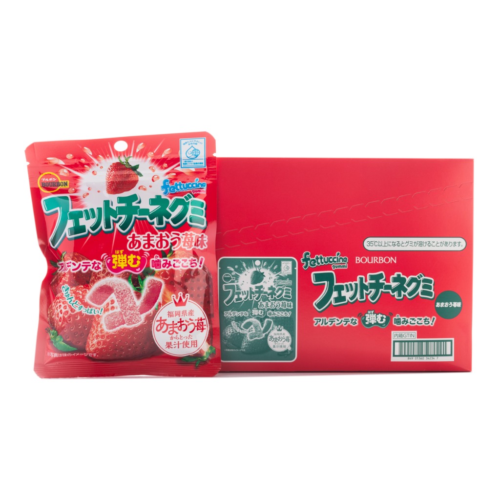 Get Bourbon Fettuccine Strawberry Gummy Candy Delivered | Weee! Asian Market