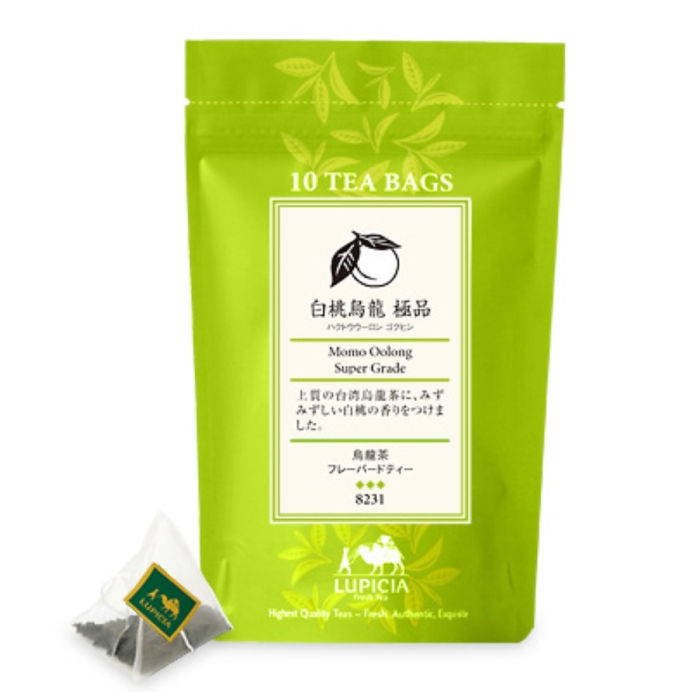 JAPANESE LUPICIA GREEN TEA GARDEN WHITE PEACH OOLONG TEA Tea bags (10 ...
